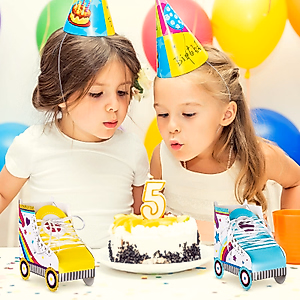 Roller Skating Birthday Party Favor Boxes Sneaker Paper Gift Boxes Skate Small Candy Boxes Treat Boxes Roller Skate Gift Wrap Box for Retro Theme Birthday Party Decoration Supplies, 2 Styles (12 Pcs)