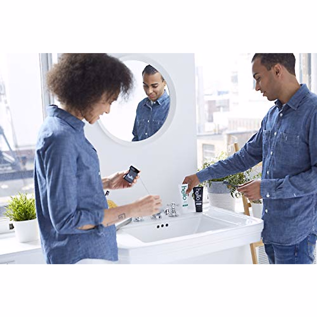 Hello Activated Charcoal Infused Floss Vegan Wax, Fresh Mint, Natural Peppermint Flavor, 3 Count