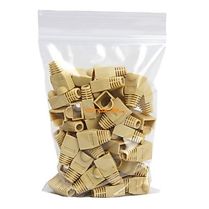 Cmple 50-Pack RJ45 Strain Relief Boots, RJ45 Boots for Cat6, Cat5e Ethernet RJ45 LAN Cable Connector Boots Cover - 50 PCS, Blue