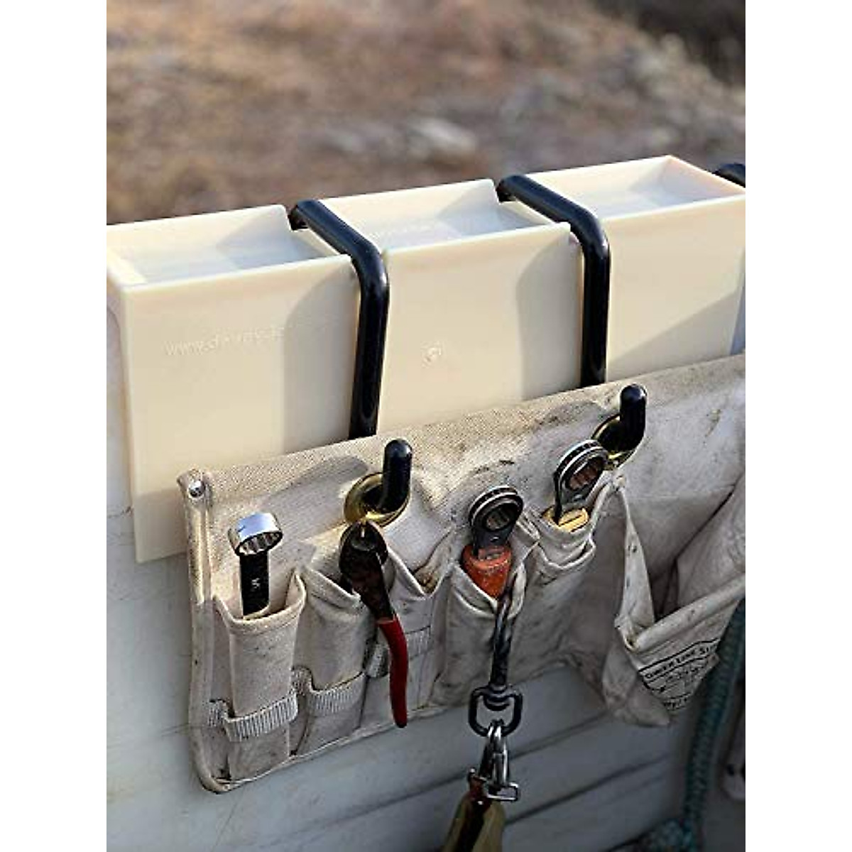 INVOKE 3D LLC Bucket Tool Hooks (Set of 2)