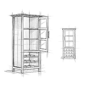 SIMPLIHOME Avalon 12-Bottle SOLID WOOD 22 Inch Wide Contemporary High Storage Wine Rack Cabinet in Dark Tobacco Brown, For the Living Room, Dining Room and Kitchen