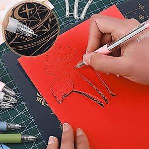 6PCS Student Utility Knife Pen-Cartoon Pattern Craft Cutting Tool Paper Pen Cutter Knife Creative Retractable，Art Utility Precision Paper Cutting Carving Tools