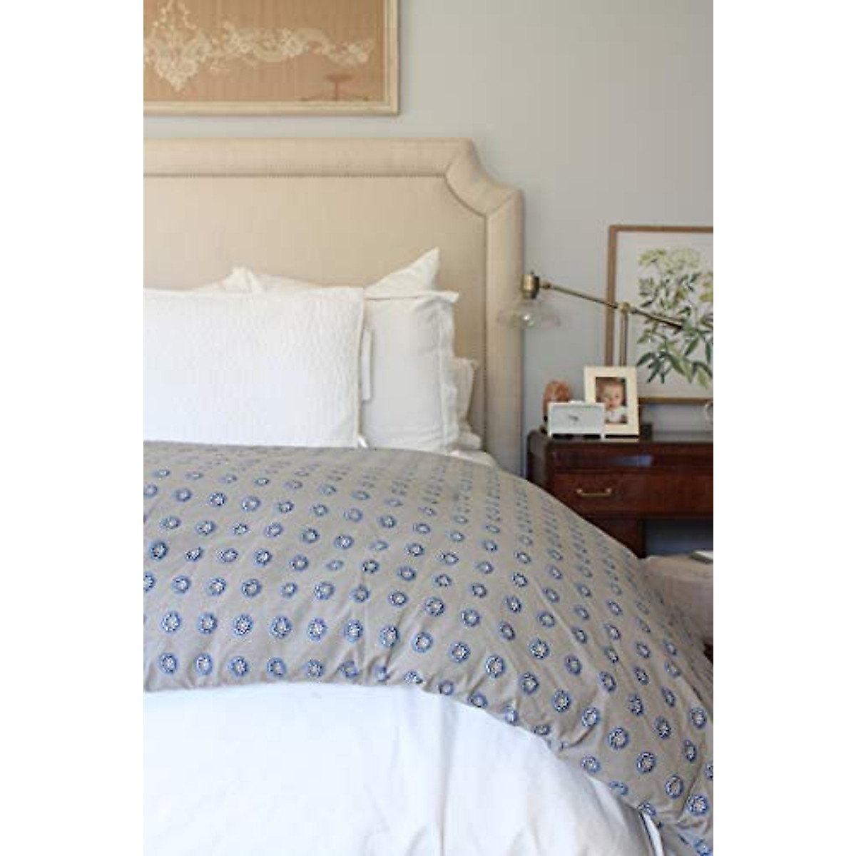 City Scene Milan Blue Comforter Set, King