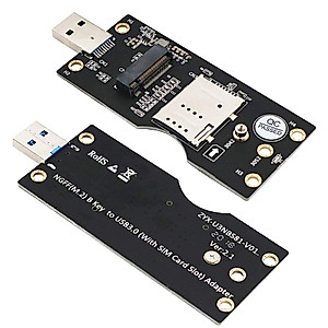 NGFF(M.2) to USB 3.0 Adapter with SIM 8pin Card Slot for 3G/4G/5G Module