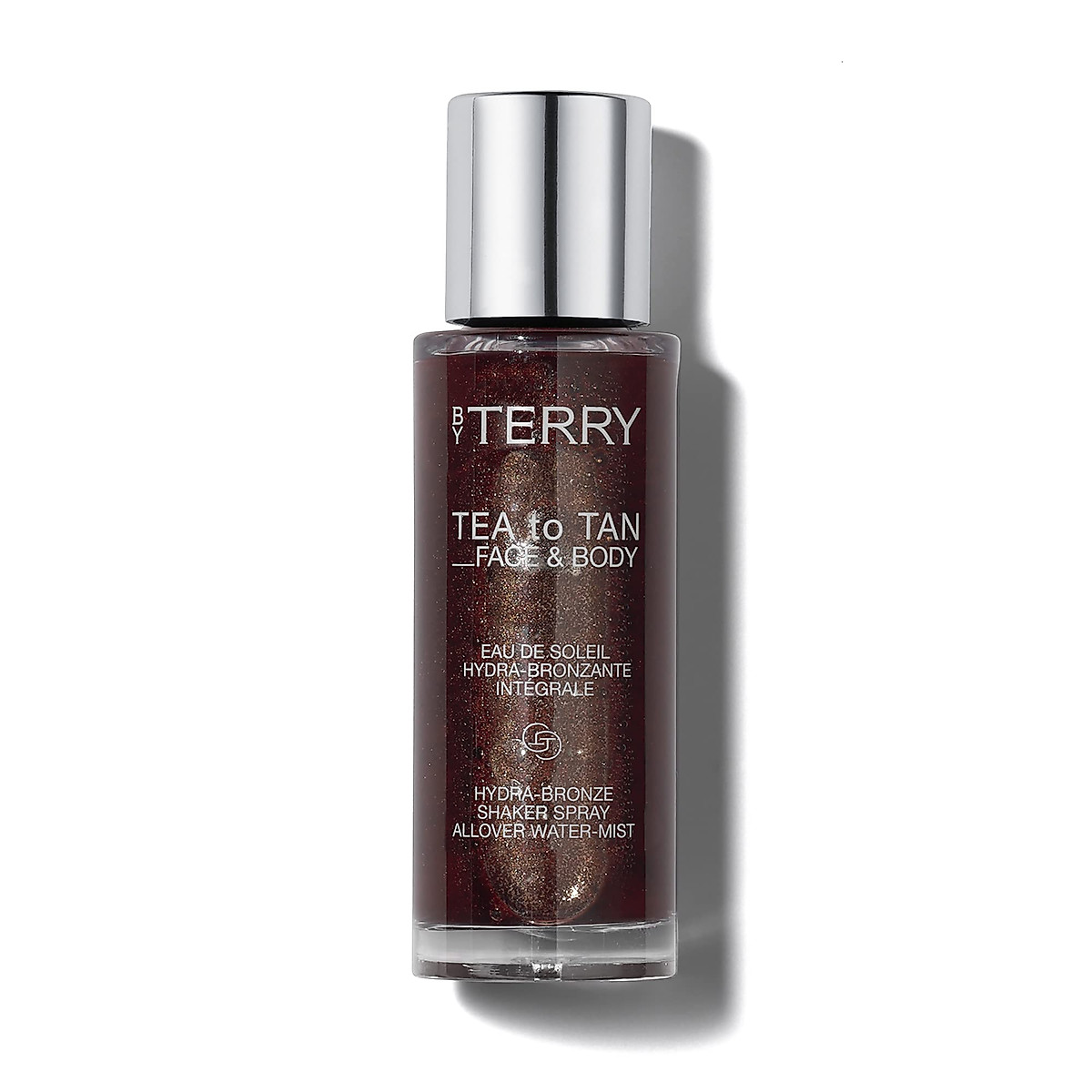 By Terry Tropical Sun Glow Set | Tea to Tan Face & Body Bronzer with Kabuki Brush | Travel Size