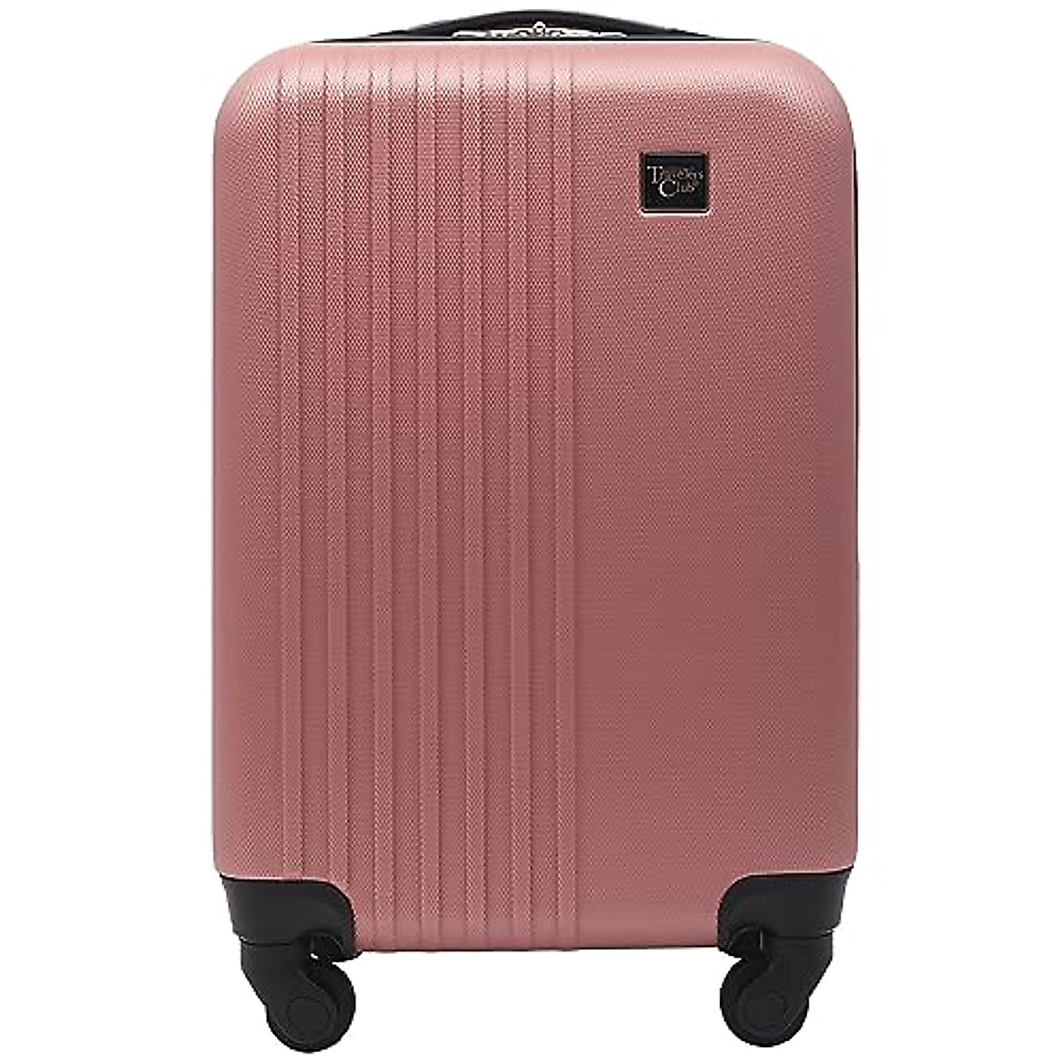 Travelers Club Cosmo Hardside Spinner Luggage, Rose Gold, Carry-On 20-Inch