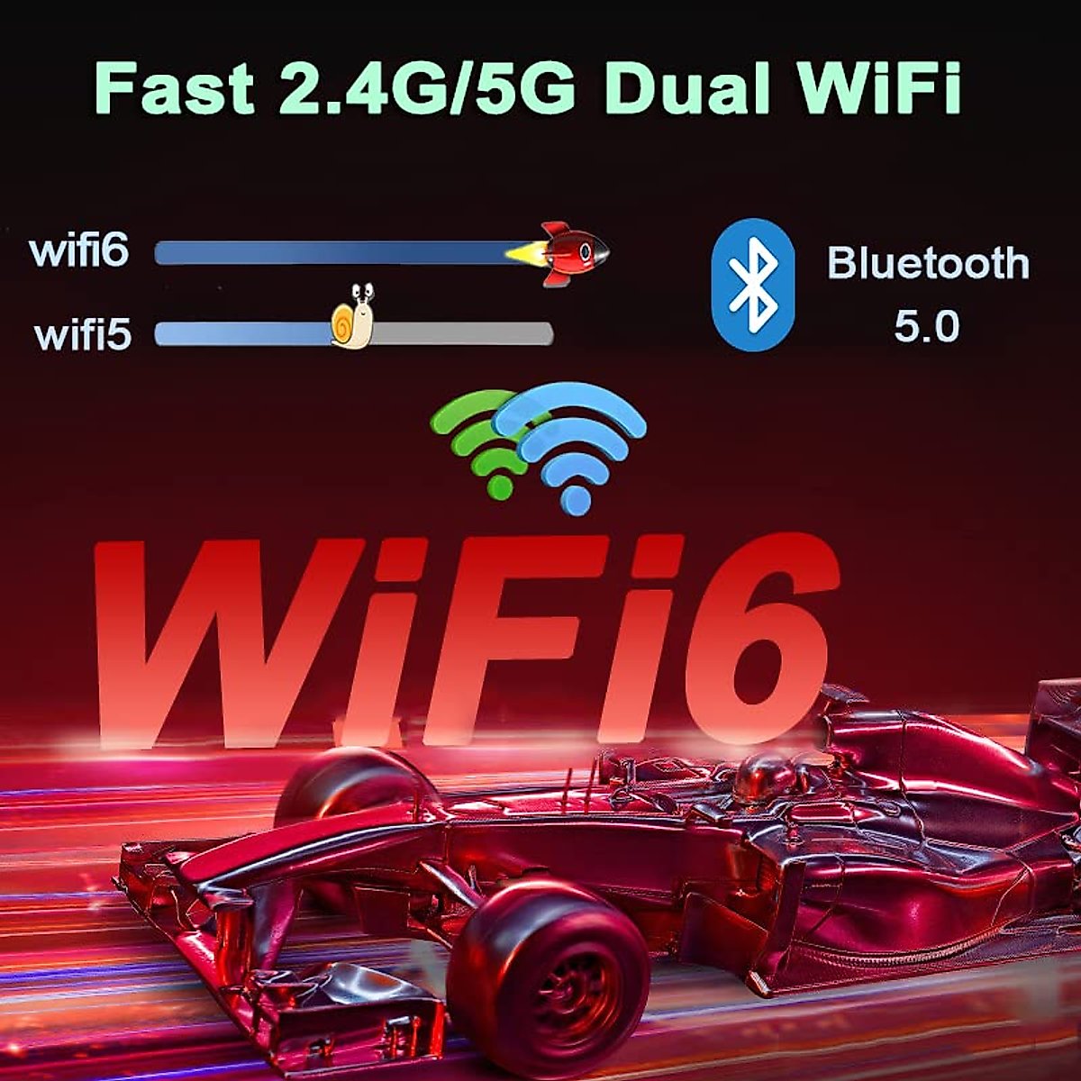 2023 Android TV Box 12.0, T95Z Plus Android TV Box Allwinner H618 4GB RAM 64GB ROM 3D 4K/UHD 6K HDR 10+ H.265 2.4G/5G Dual WiFi Ethernet Bluetooth 5.0 with Mini Wireless Keyboard, Smart Android Box