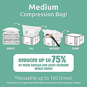 Compactor Semi Rigid 3D Vacuum Boxes (Medium, White | LIFE)