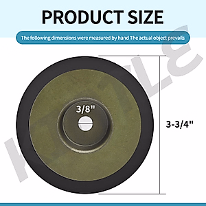 GW-2111 Horse Tiller Reverse Disc (3 3/4") - by KINTLE - Compatible with Troybilt Horse Tillers Dp Models Built Since 1989, Replaces GW-1919, 756-04171
