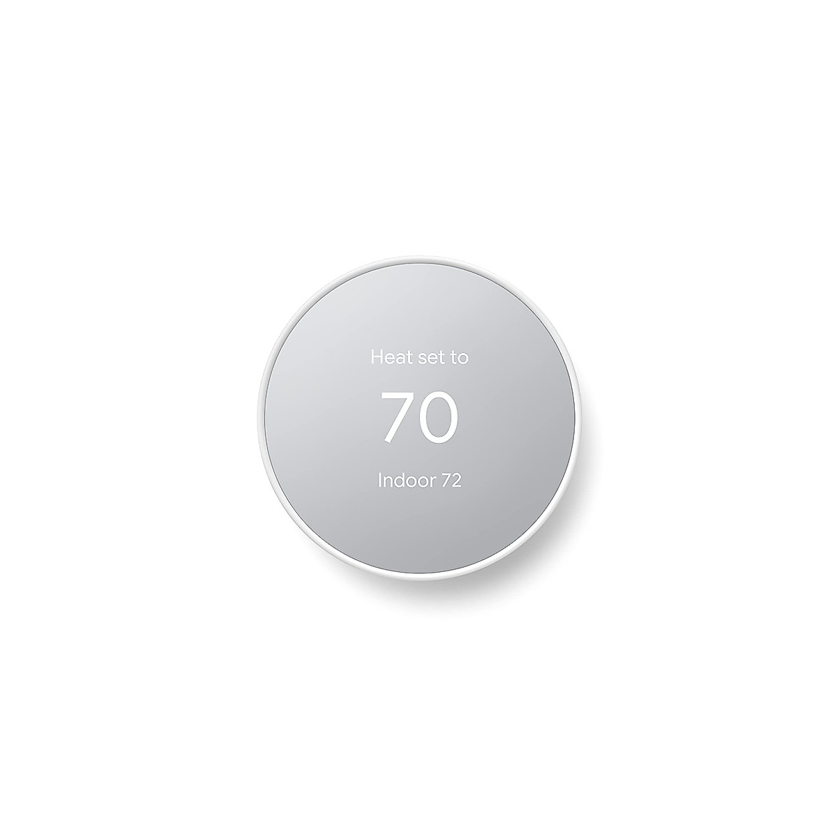 Google Nest Thermostat - Smart Thermostat for Home - Programmable WiFi Thermostat - Compatible with Alexa - Snow (Open Box)