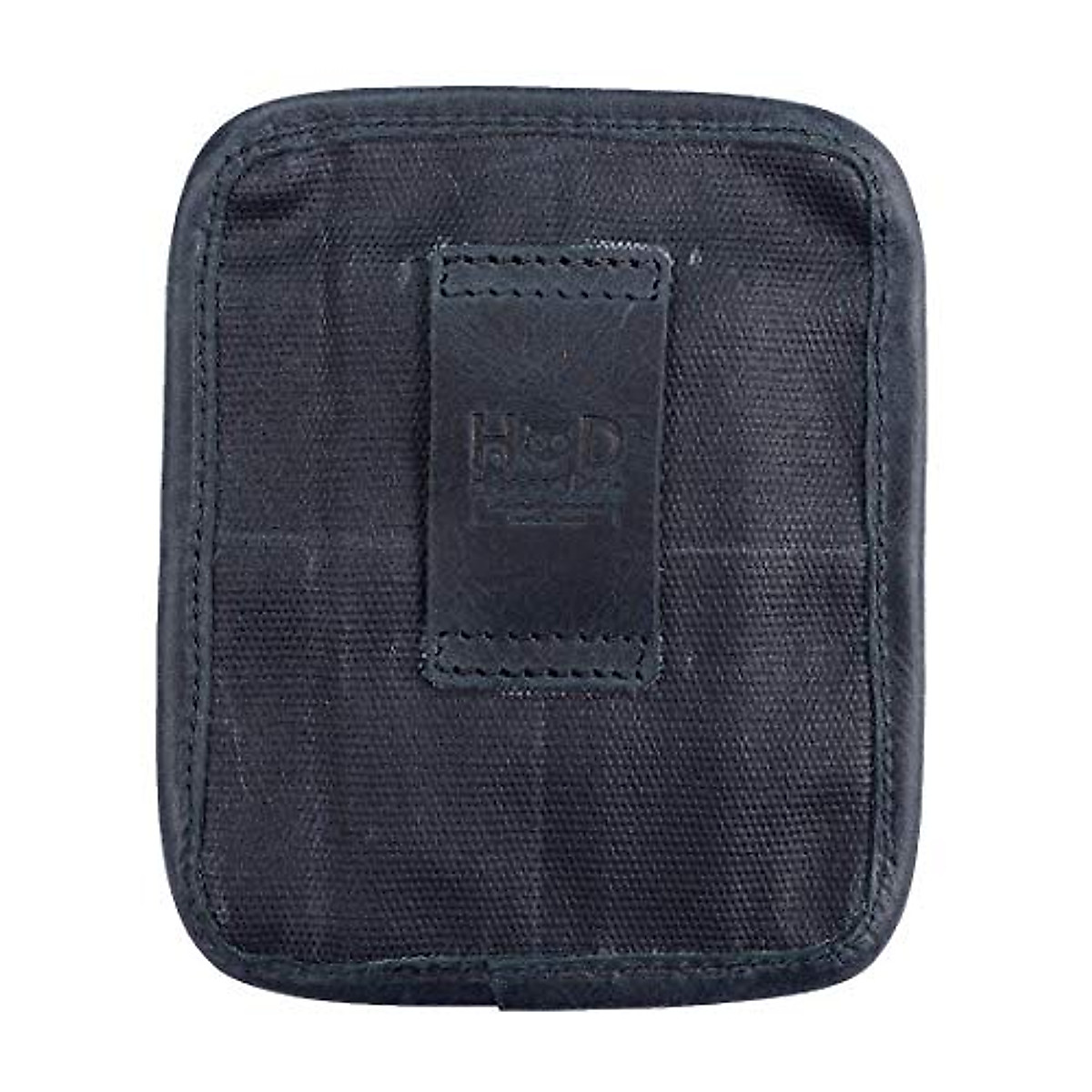 Hide & Drink, Waxed Canvas Belt Marker Pouch, Pocket Organizer, Pen Holder, Stationery Accessories, Handmade Includes 101 Year Warranty (Charcoal Black)