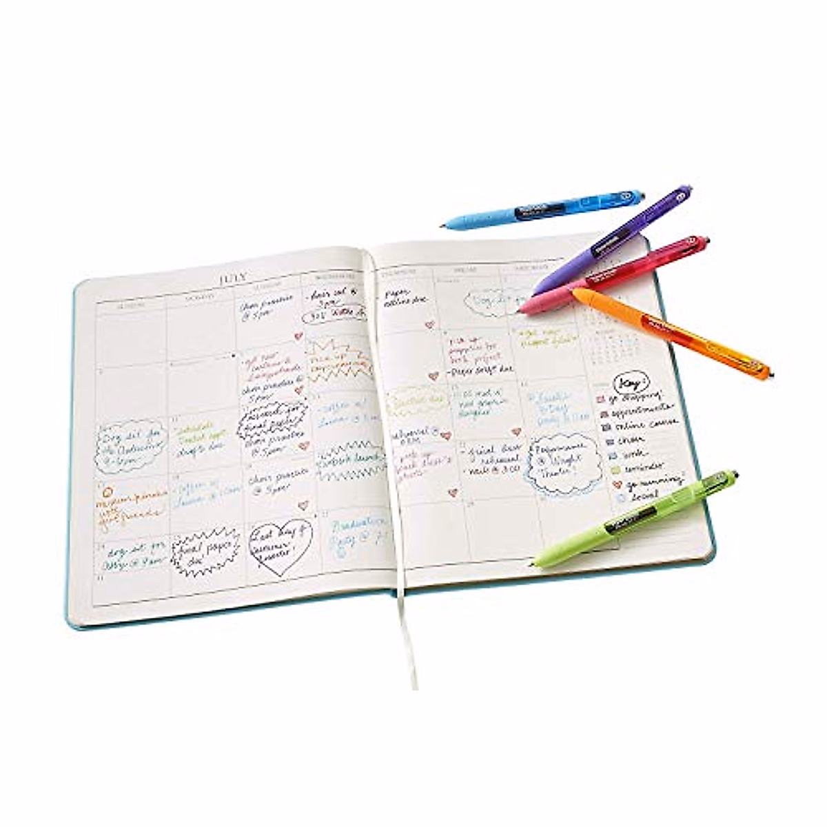 Paper Mate Inkjoy Gel Retractable Gel Ink Pens, Pack of 10 (Blue, Medium Point)