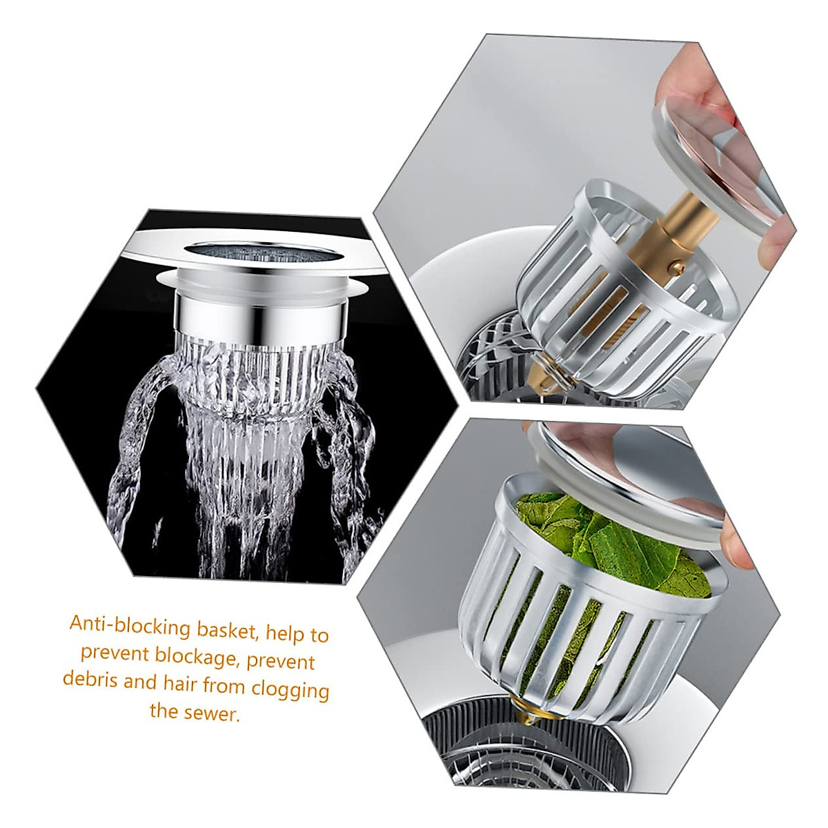 Kitchen Sink Stopper Toilet Toilet Sink Dish Drainer Sink Universal Drain Stopper Sink Basin Stopper Brass Bouncing Core Tub