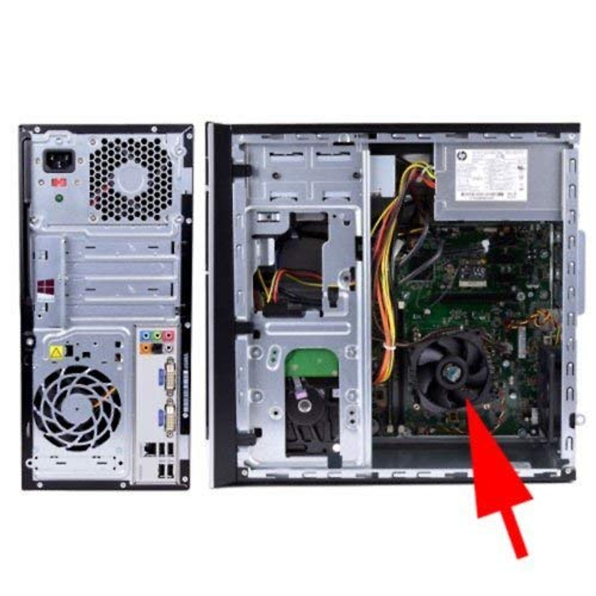 Replacement New for HP 4-Pin 644724-001 724801-001 644725-001 CPU Heatsink Fan Pro 3000 3010 3400 3405 3500 3515 3380 A6000 P7 H8 P7-1010 Envy 700-216 750-114 400G1 Series Fan