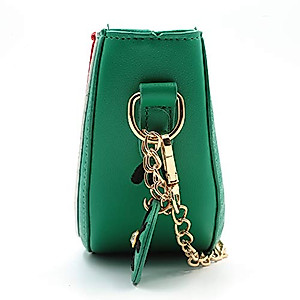 QiMing Watermelon CrossBody Purse Bag,PU Phone Shoulder Wallet for Women Girl