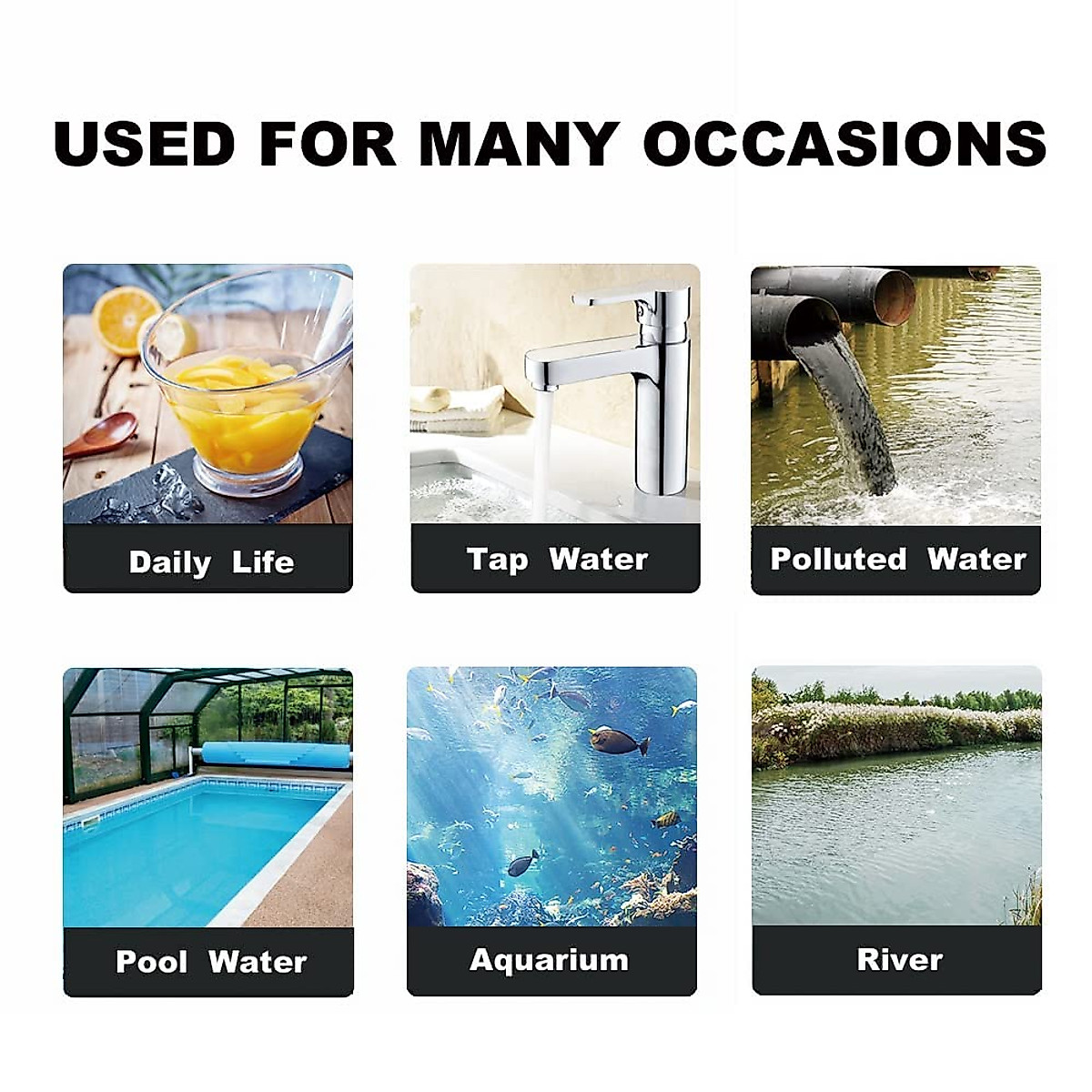 Ecagewill PH Meter for Water Hydroponics Digital PH Tester Pen 0.01 High Accuracy Pocket Size with 0-14 PH Measurement Range for Household Drinking, Pool and Aquarium, White