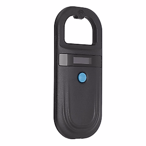 Pet Microchip Reader, FDX B Animal Universal Microchip Tag Reader Scanner, Pet Microchip Scanner, 300mAh (Black)