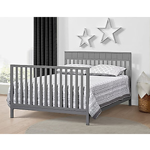 Oxford Baby Logan Crib to Full-Size Bed Conversion Kit, Dove Gray