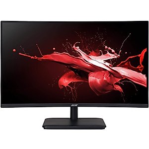 Acer Nitro ED270 Xbmiipx UM.HE0AA.X01 27" Full HD 1920 x 1080 1 ms VRB 240 Hz HDMI, DisplayPort Built-in Speakers Curved Gaming Monitor (Renewed)