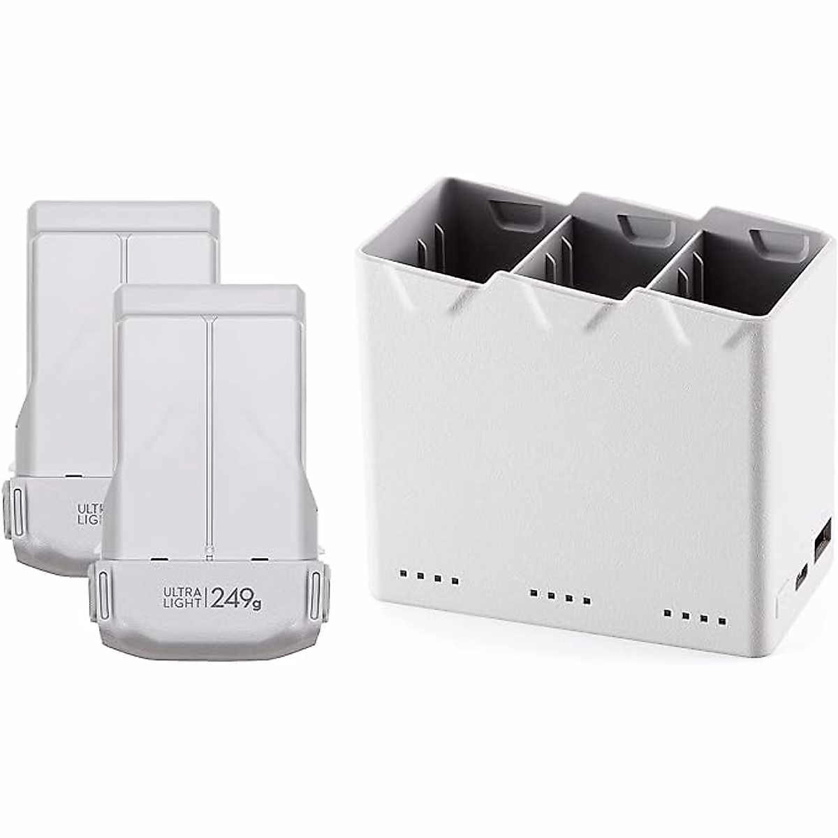 2 Pack Mini 4 Pro Batteries Bundle with Charging Hub, Original DJI Parts for Mini 4 Pro/Mini 3 Pro