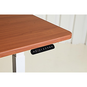 ApexDesk Elite K Series 60" x 27" Electric Height Adjustable Standing Desk with LED Memory Controller (60” x 27” Rectangular Top, Black)