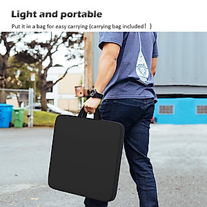 Ring Light 18 Inch with Tripod Stand, 55W 5700K Dimmable Selfie LED Ring Light with 73" Tripod Stand and 3 Phone Holder, Circle Light for Make Up, YouTube, Video Shooting, Live Stream, Vlog, CRI > 95