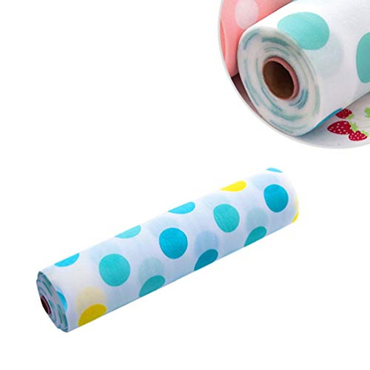 VOSAREA Waterproof Shelf Liner Moistureproof Drawer Liner for Kitchen Cabinet Cupboard Shelves (Blue Dot)