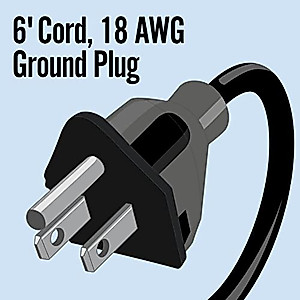 Lasko BlueDri Portable 1/8 HP Mini Multi-Purpose Air Mover Blower Utility Fan for Home, Carpet and Floor Drying, Black, BD-VP-15-BK