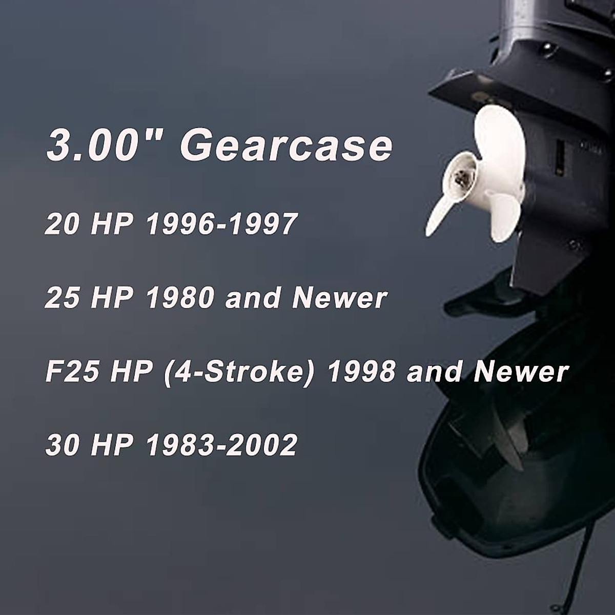 Boatman 9 7/8x8,9 7/8x9,9 7/8x10 1/2,9 7/8x11 1/4,9 7/8x12,9 7/8x13,9 7/8x14 Boat Propeller fit Yamaha Outboard Engines 25-30 Hp,10 Spline (25-30HP, 9 7/8x11 1/4)