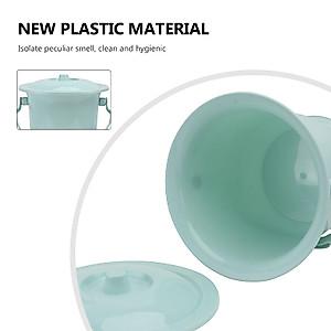 Cabilock 1pc Children's Potty Bedside Commode Chamber Bucket Bedpan Chairs for Outside Foldable Bidet Handheld Potty Seat Toilet Portable Bedpan Seat Potty Pan Plastic Men and Women Car