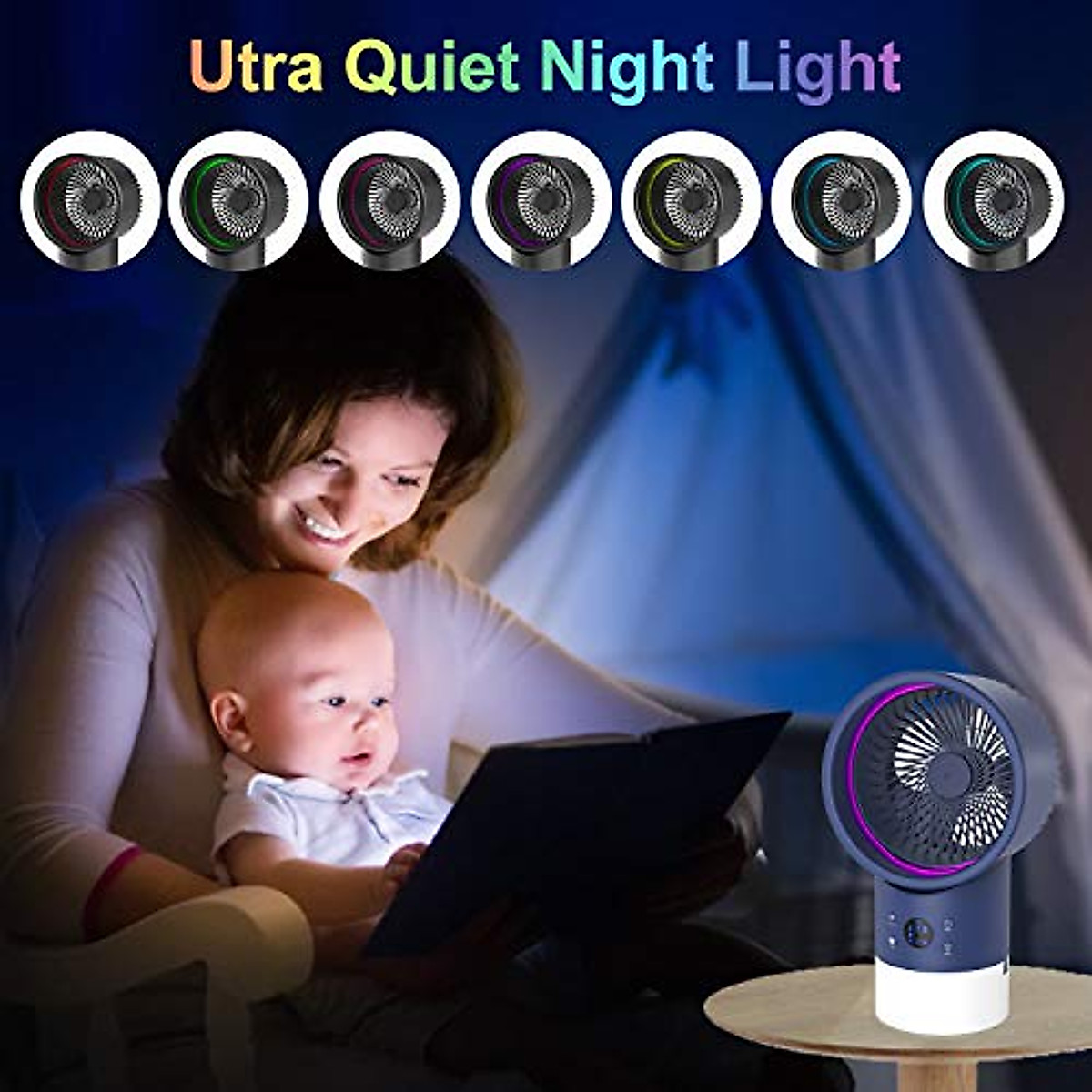 Portable Air Conditioner Fan,Personal Air Cooler with Mist Humidifier, Mini Evaporative Air Cooler