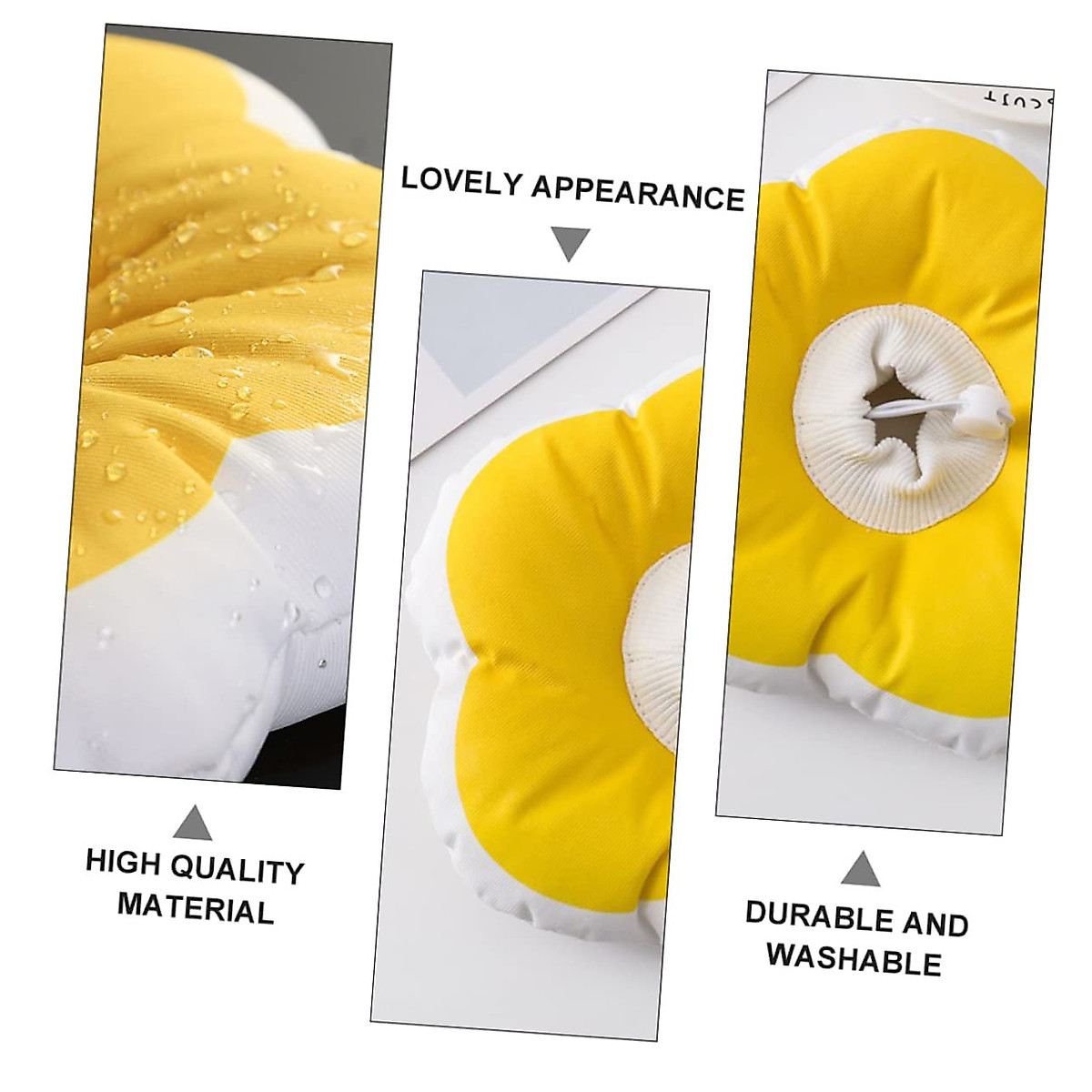 DOITOOL Collar Tarpaulin Headgear The Flowers