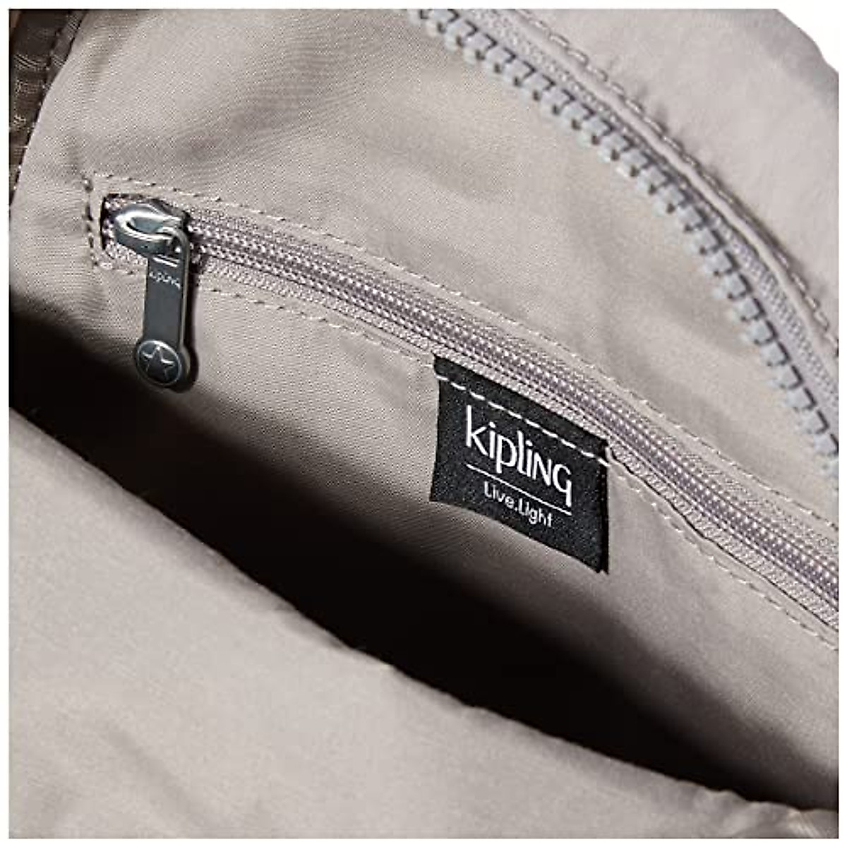 Kipling Women's Firefly Up, Grey Gris, 8.75''L x 12.25''H x 5.5''D