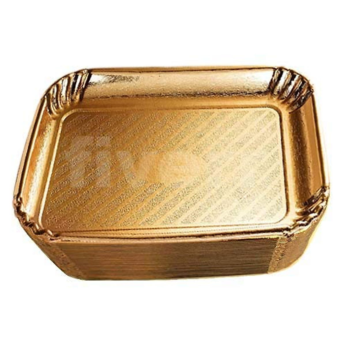gold cookie tray Gold Cake Trays gold rectangle dessert trays gold disposable serving trays for parties and gold trays for dessert table (Pack of 12 )