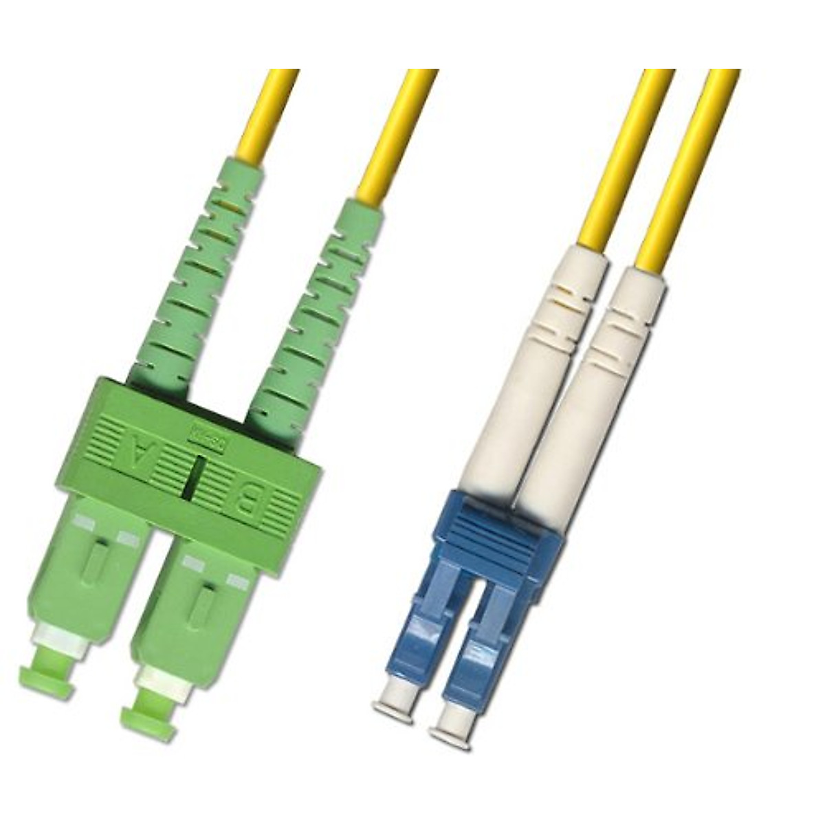 3M Singlemode Duplex Fiber Optic Cable (9/125) - LC/UPC to SC/APC