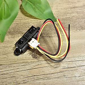 Comimark 1Pcs GP2Y0A21YK0F Sharp IR Analog Distance Sensor Distance 10-80CM Cable for Arduino