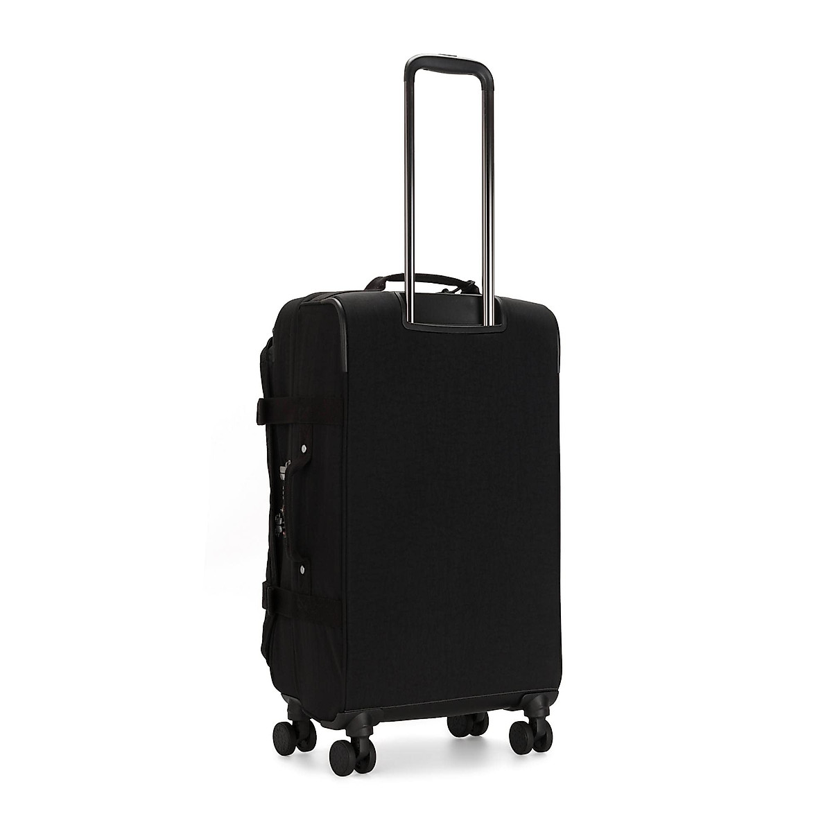 Kipling Spontaneous Softside Spinner Wheel Luggage, Integrated TSA Accepted Lock, Black Noir, Checked-Medium 26,KI6918