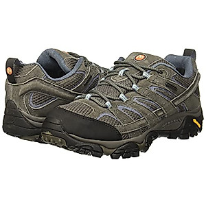 Merrell Women's Moab 2 Waterproof Hiking Shoe, Granite, 10