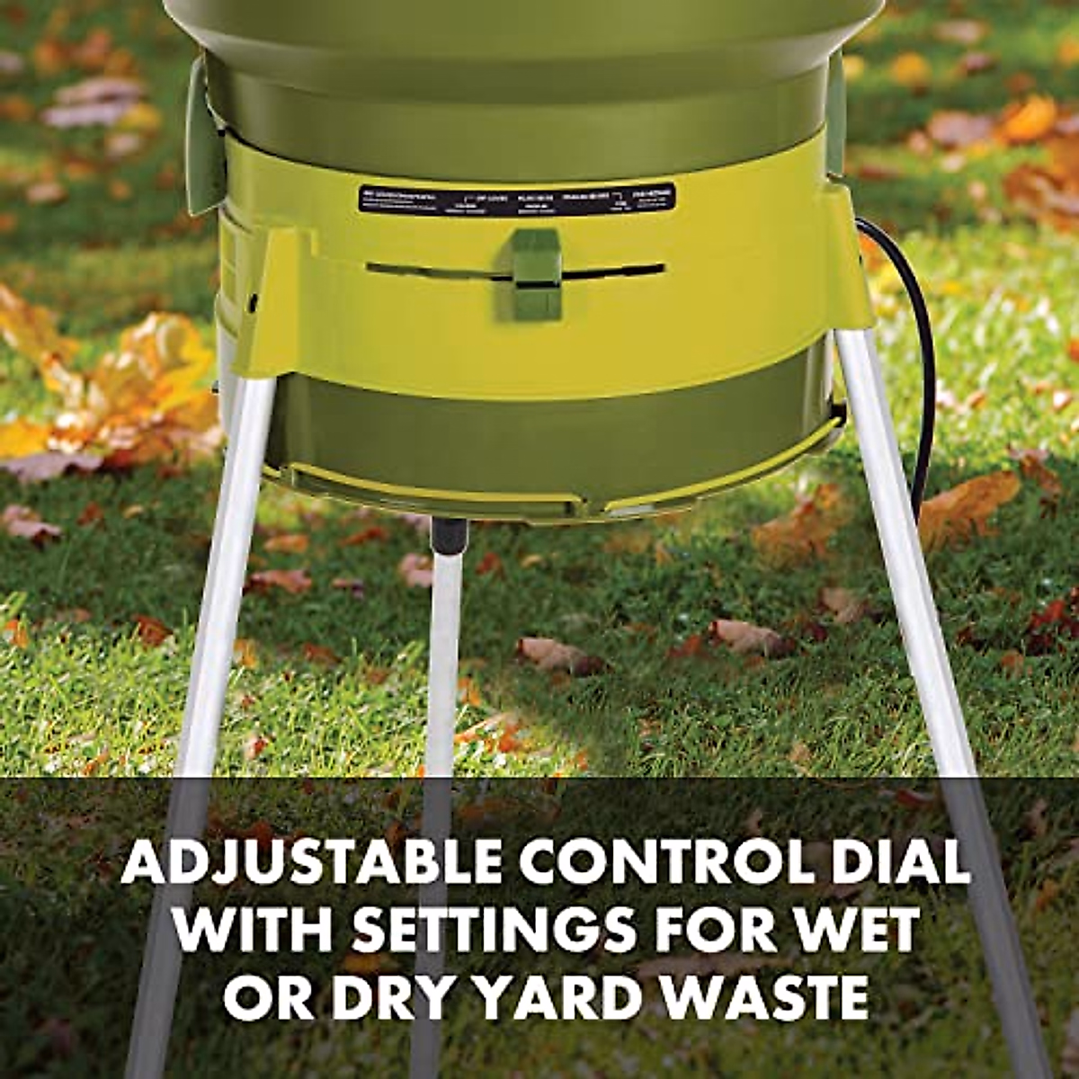 Sun Joe SDJ616 Electric Leaf Mulcher/Shredder 13-Amp 16:1 Reduction ...