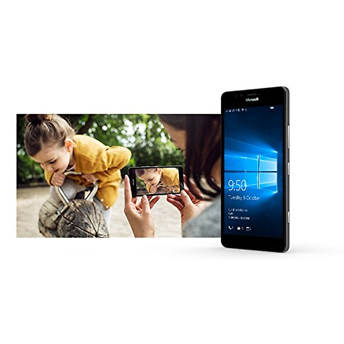 Microsoft Lumia 950 32GB Dual Sim NAM RM-1118 GSM Factory Unlocked - US Warranty (Black)