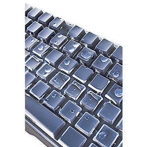 Keyboard Skin Compatible with Corsair K60 RGB Pro/Corsair K60 RGB Pro SE/Corsair K60 RGB Pro Low Profile Mechanical Gaming Keyboard, Corsair Wired K60 RGB Pro Mechanical Gaming Keyboard (Clear)