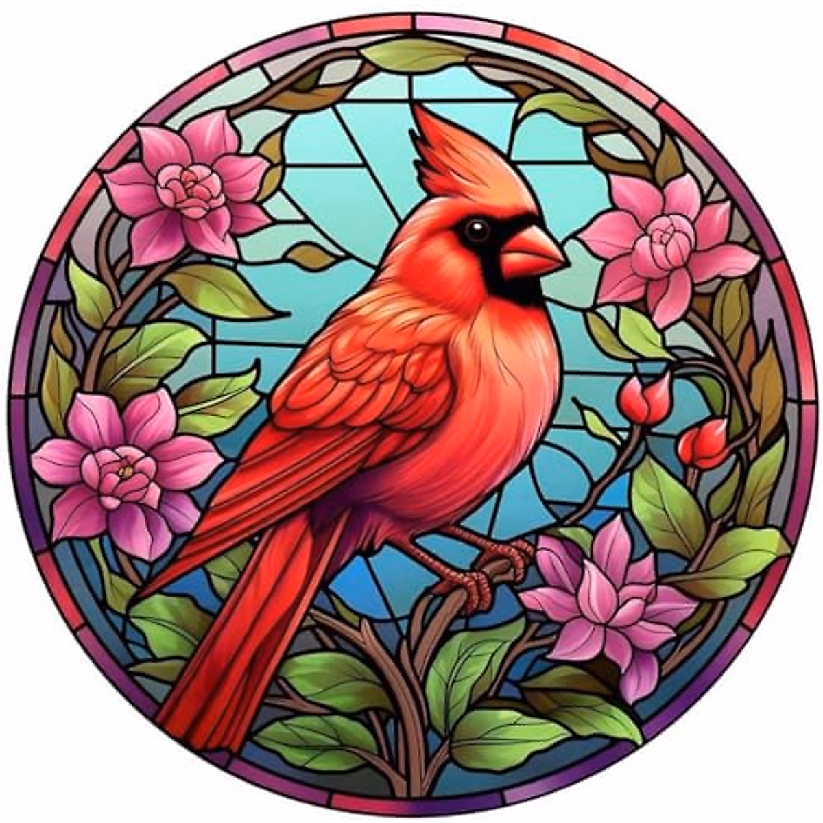 Cardinal Stamped Cross Stitch Kits - Counted Cross Stitch Kits for Beginners Adults,11 CT Patterns Dimensions Embroidery Kits Arts Craft Kits,for Gift and Home Decor 13.8 x 13.8inch