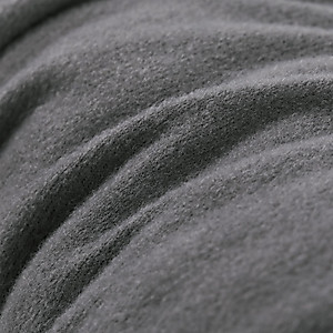 Sunolga 38 Inch Heavy Duty Door Draft Stopper for Bottom of Door, Weighted Right Angle Triangular Column Sound Proof Draft Guard for Gaps Up to 3” Under Doors, Gray