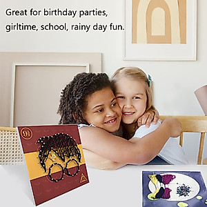 craftstring String Art Kit for Kids and Adults, All-in-One, DIY 2 Large String Art Canvases-Harry Potter and Owl Edition
