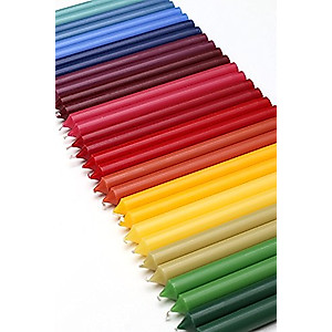 Caspari Straight Taper Candles in Silver - 2 Per Package