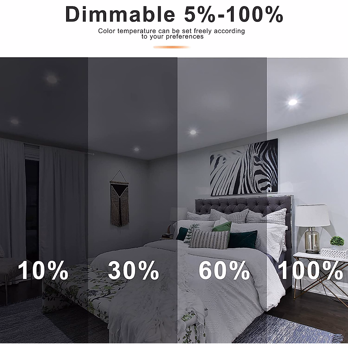 OHLUX Smart WiFi Flood Light Bulbs E26 Base 900Lumen (100W Equivalent),10W BR30 LED Bulb Compatible with Alexa, Google Home, Siri, 2700K-6500K Dimmable, Indoor use (No hub Required) - 8Pack