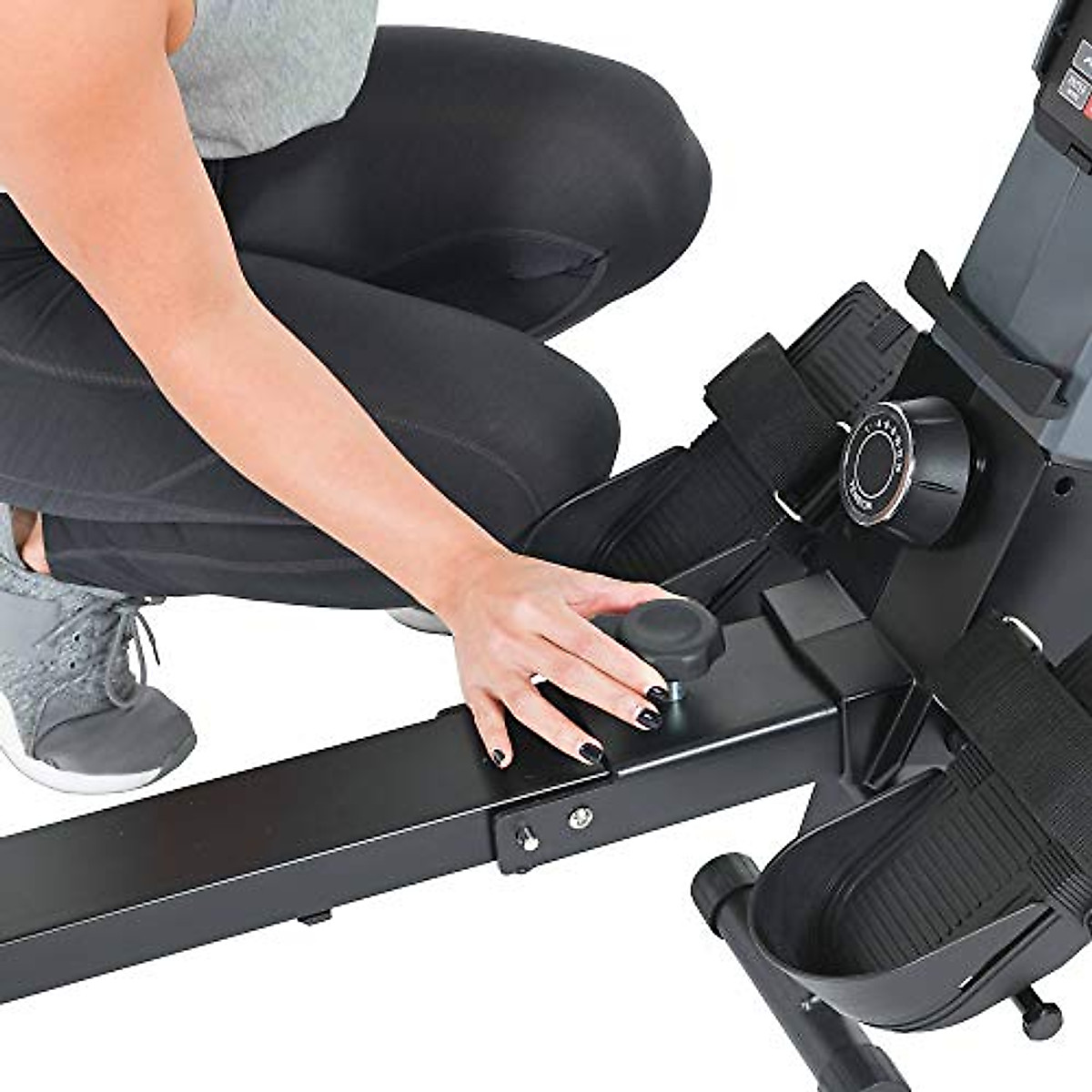 Women's Health Men's Health Magnetic Rowing Machine with 14 Adjustable Resistance Levels, Smart Power Sensor
