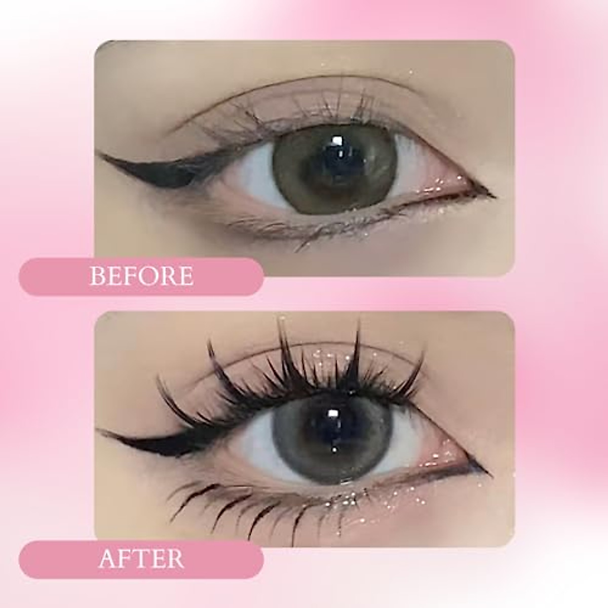 Ninetynine Dreams Tower Top Style Individual Manga Manhua Anime Lash Extensions (9-13mm) C Curl Reusable False Eyelash Soft & Lightweight Volume Lash Clusters