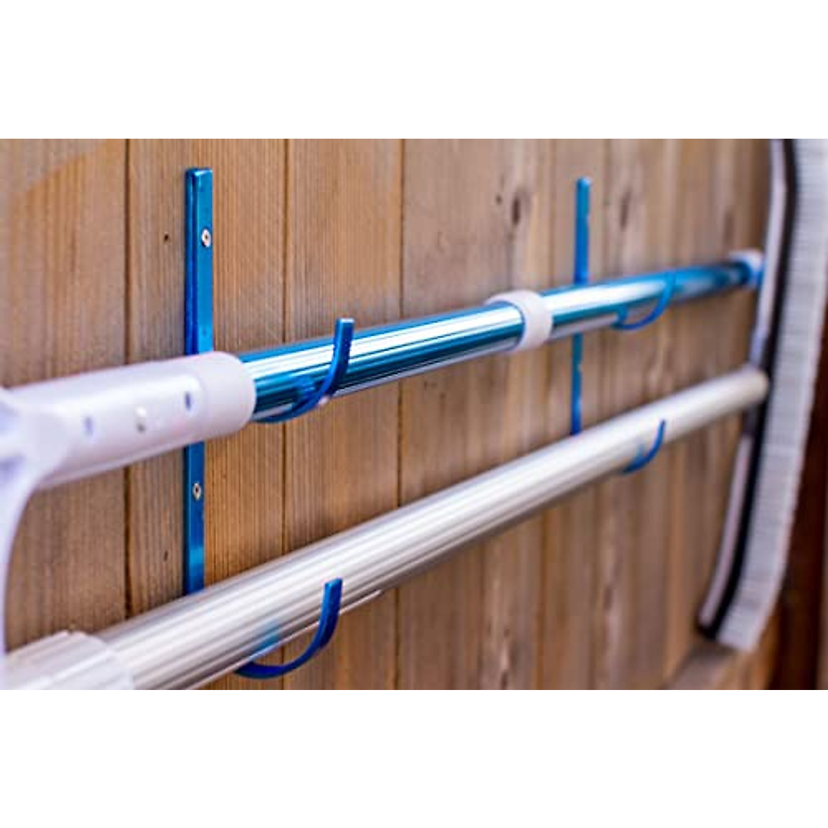 Poolmaster 35607 Aluminum Pole Hangers - Blue