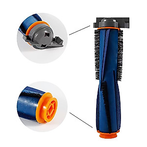 2-Pack Replacement Parts Brush Roll Compatible for Shark AI AV2511AE AV2501S AV2501AE RV2502AE RV2520AOUS AV2510AOUS RV2410WD RV2610WA RV2610WD RV2620WD Roller Brush Main Brush Robot Vacuum Cleaner